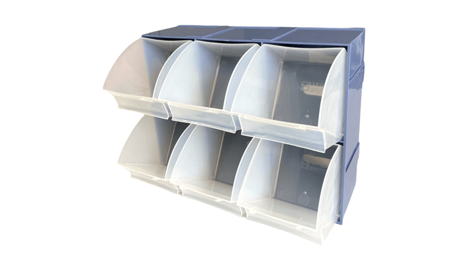 Shuter 6 Compartment Stackable Organiser Storage Cabinet | Harvey Norman