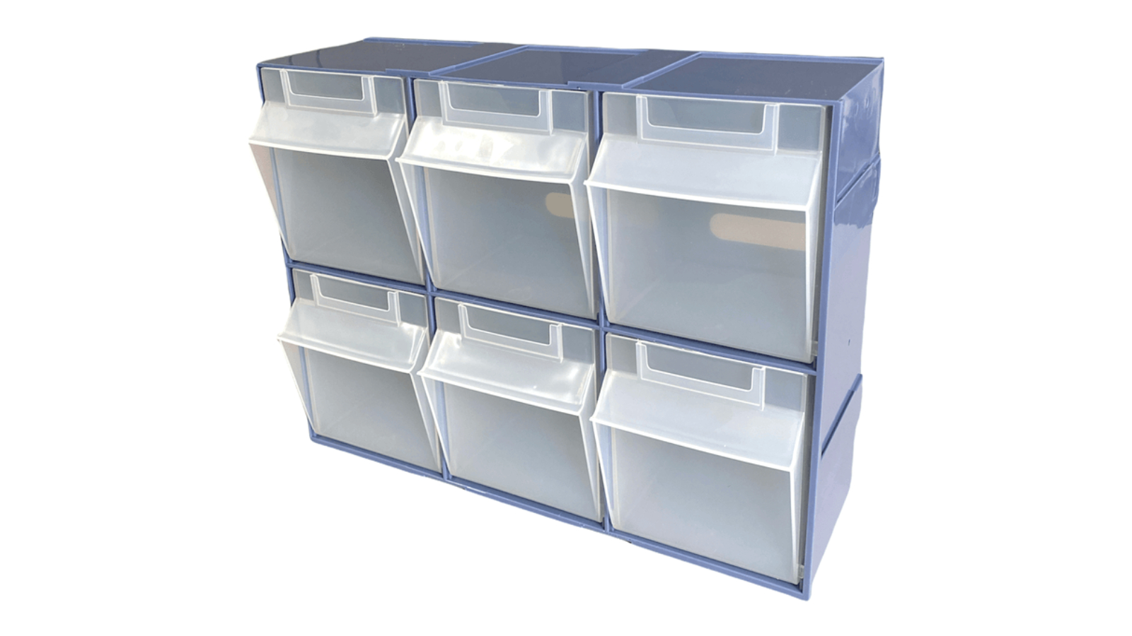 Shuter 6 Compartment Stackable Organiser Storage Cabinet | Harvey Norman