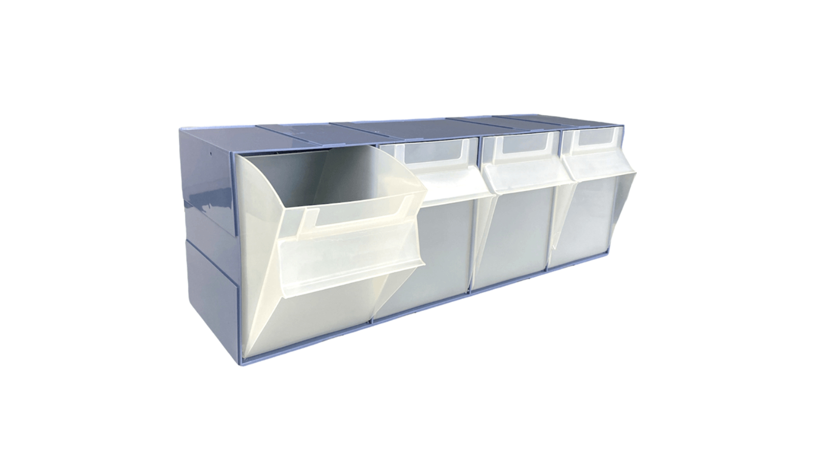 Shuter 4 Compartment Stackable Storage Cabinet - Large | Harvey Norman