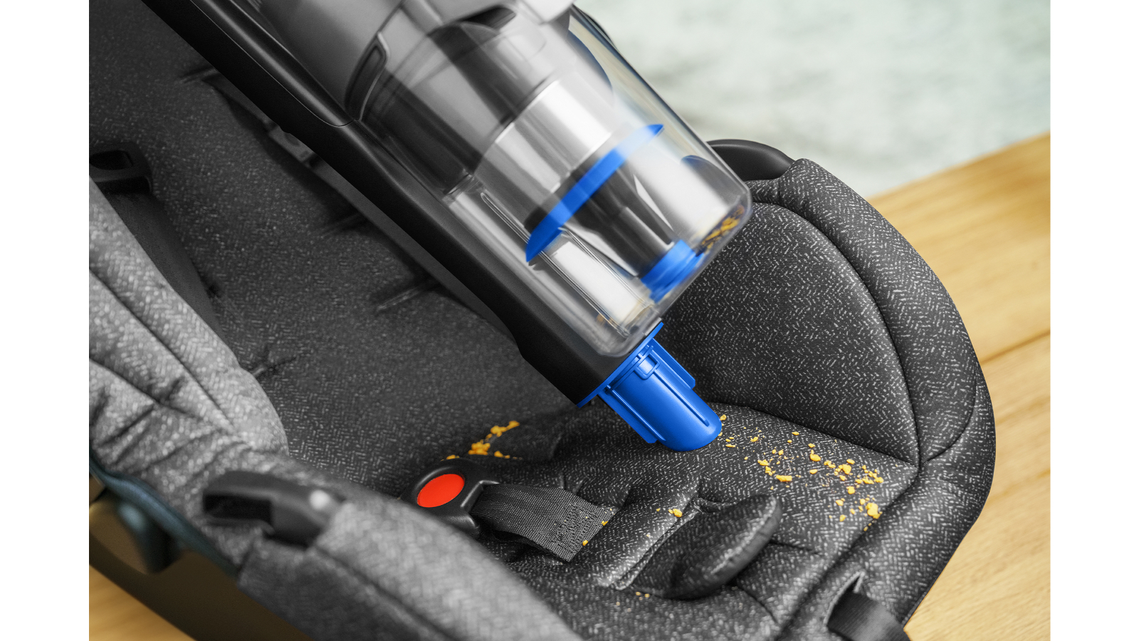 Bissell Power Clean Fur Finder Stick Vacuum - Blue/Grey | Harvey Norman