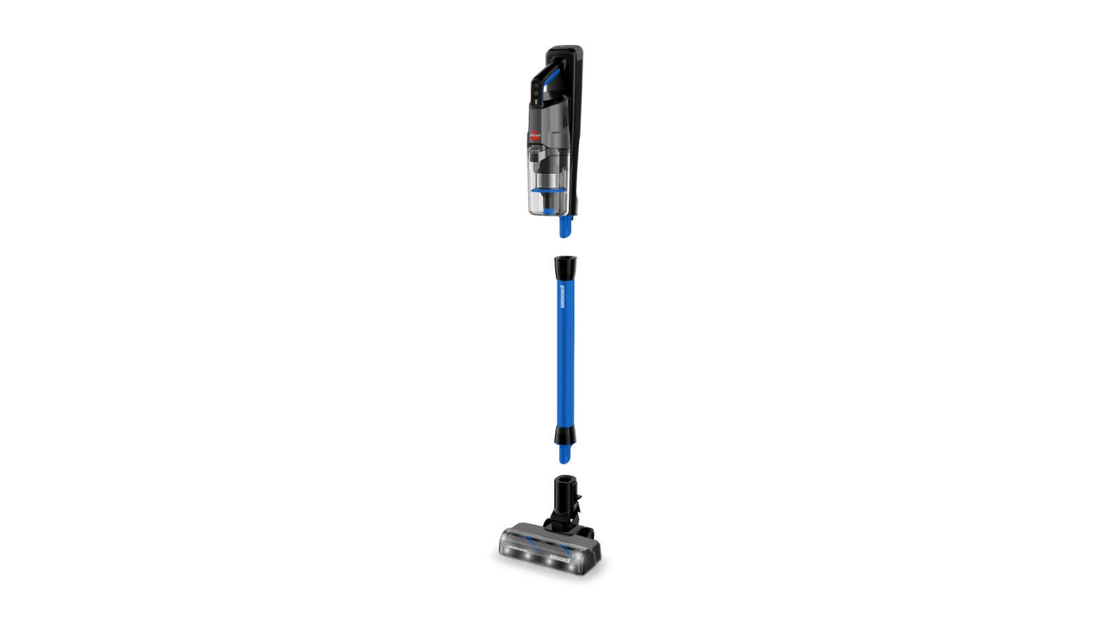 Bissell Power Clean Fur Finder Stick Vacuum - Blue/Grey | Harvey Norman