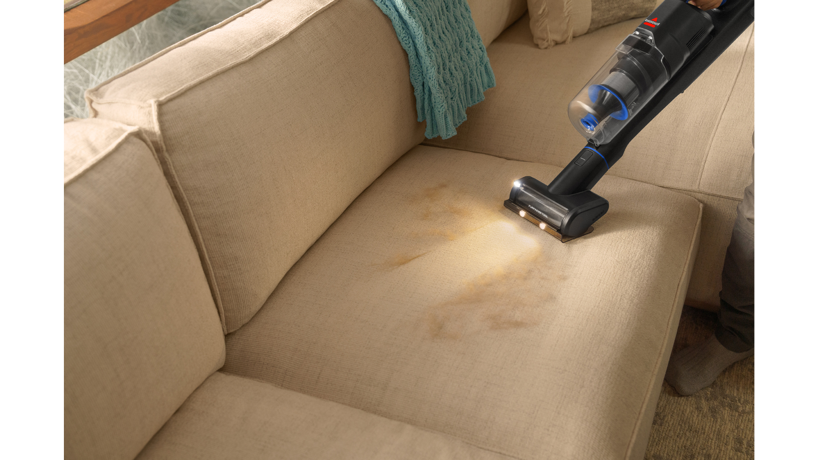 Bissell Power Clean Fur Guard Stick Vacuum - Grey | Harvey Norman