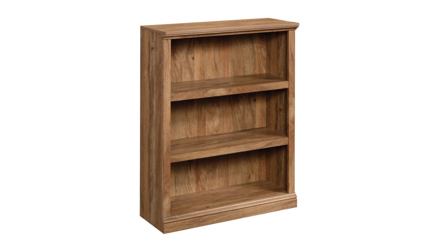 Sauder Storage Shelving Unit Woodgrain Select Bookshelf Display Cabinet ...