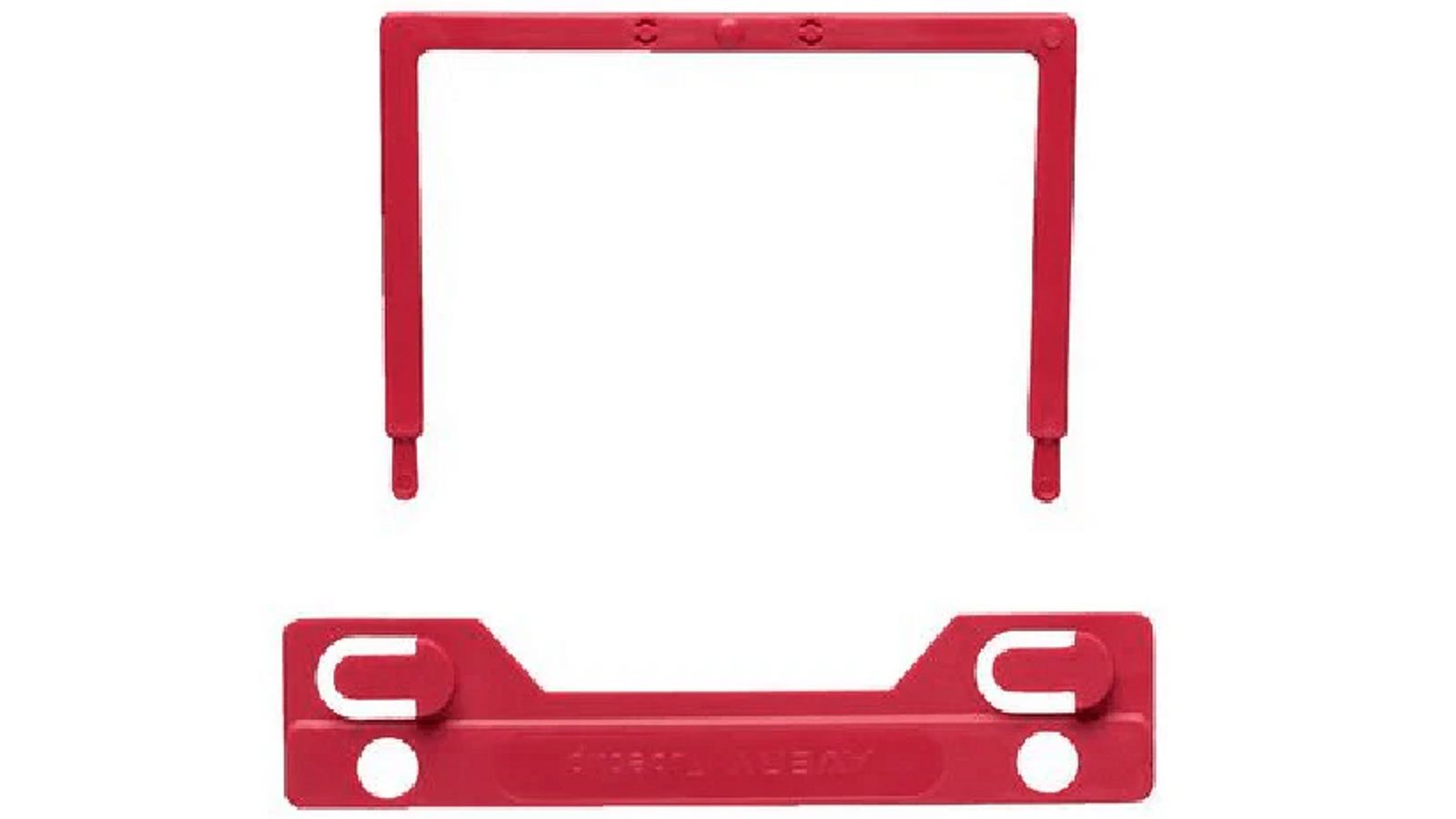 Avery Pack of 100 U Piece Compressor Bar Only Tubeclips - Red | Harvey ...