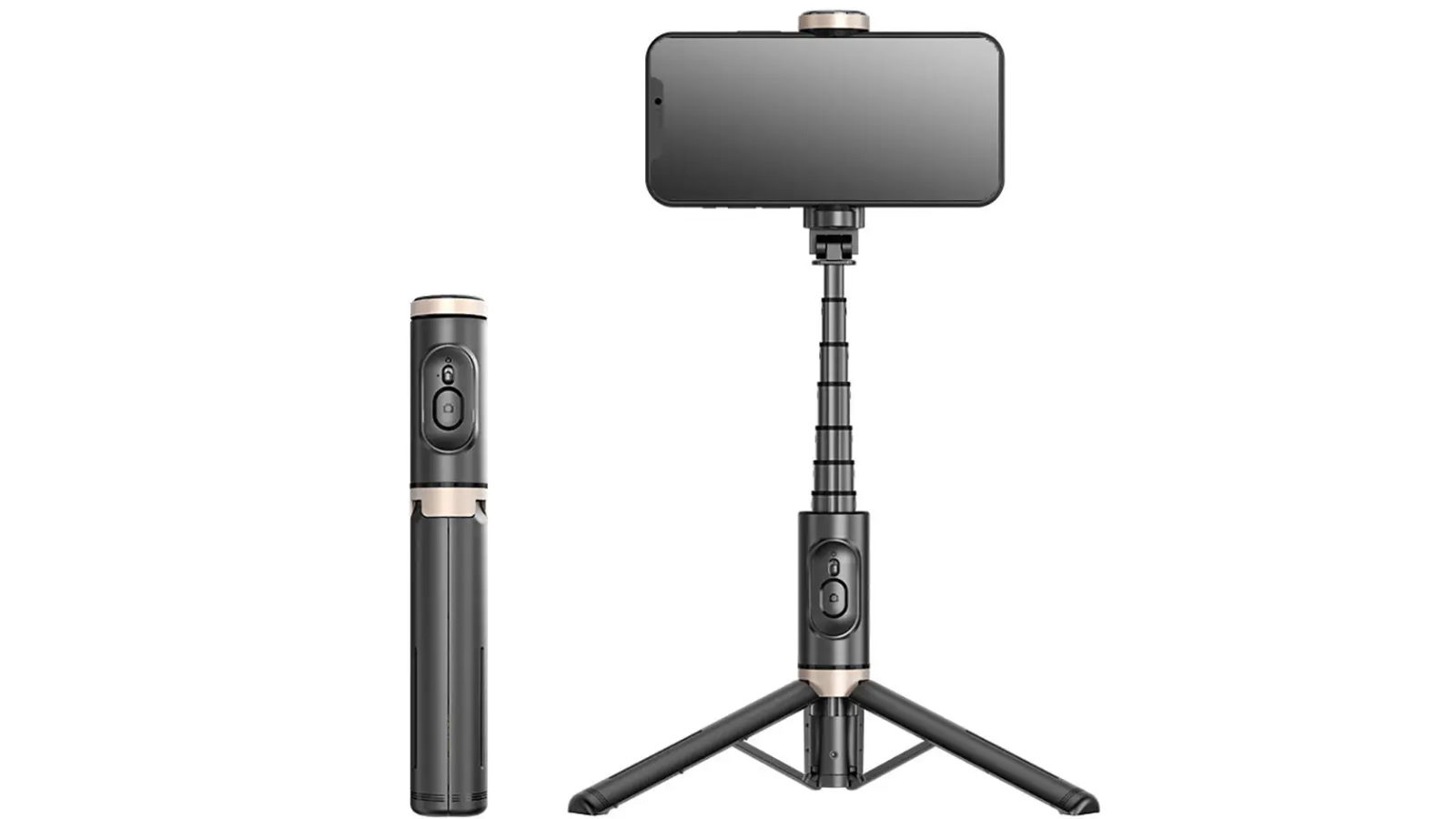 Vibe Geeks Bluetooth Wireless Handheld Selfie Stick Tripod Extendable ...