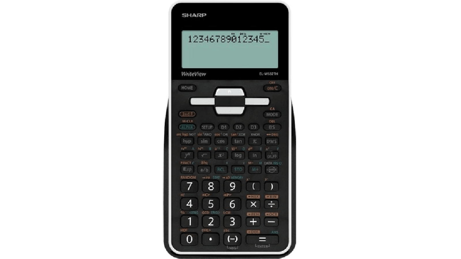 Sharp ELW532THBWH WriteView 396 Math Function Scientific Calculator ...