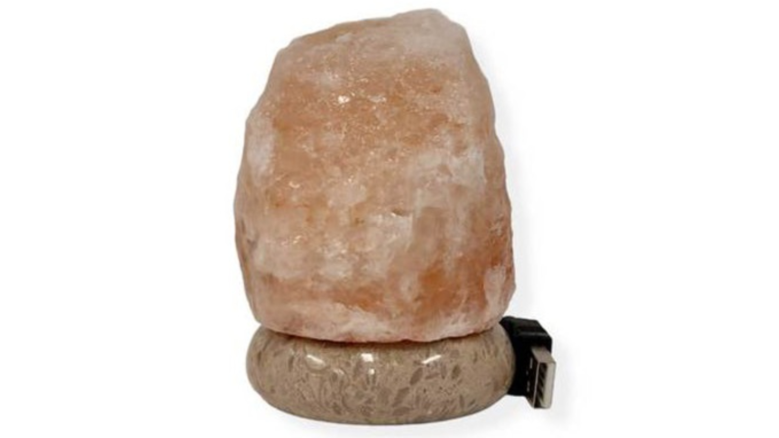 The Himalayan Salt Collective Natural Rock Shape USB Colour Changing ...