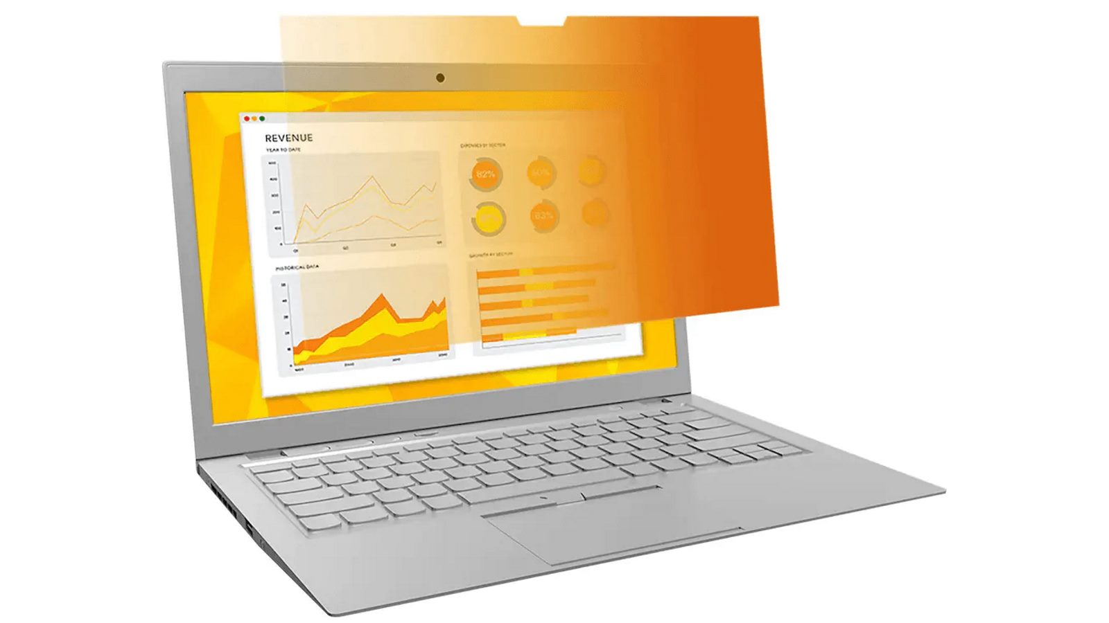 3M GFNAP002 Gold Privacy Filter Film Screen Protector for Apple MacBook ...