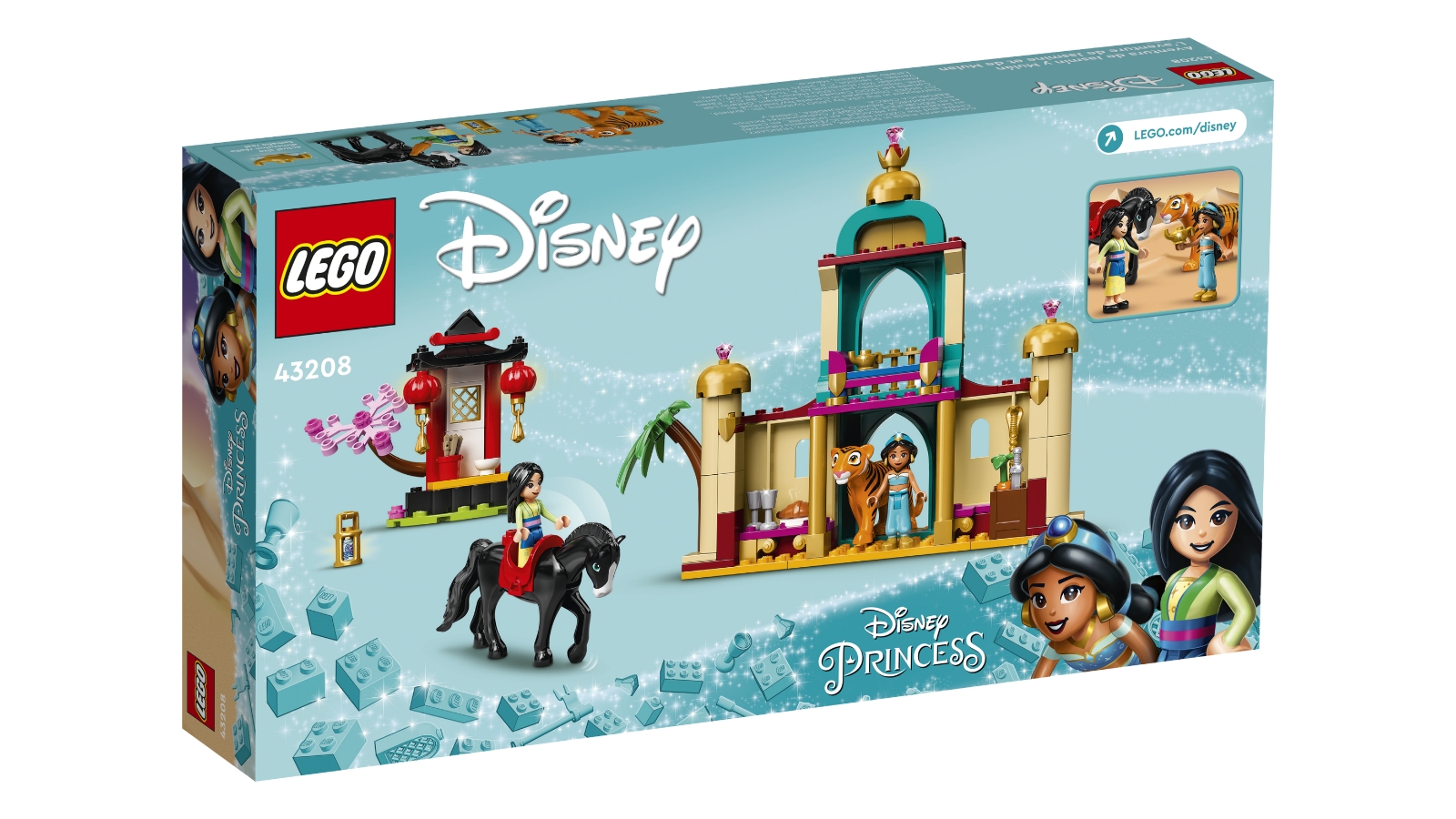 Lego Disney Princess 43208 Jasmine and Mulan’s Adventure | Harvey Norman