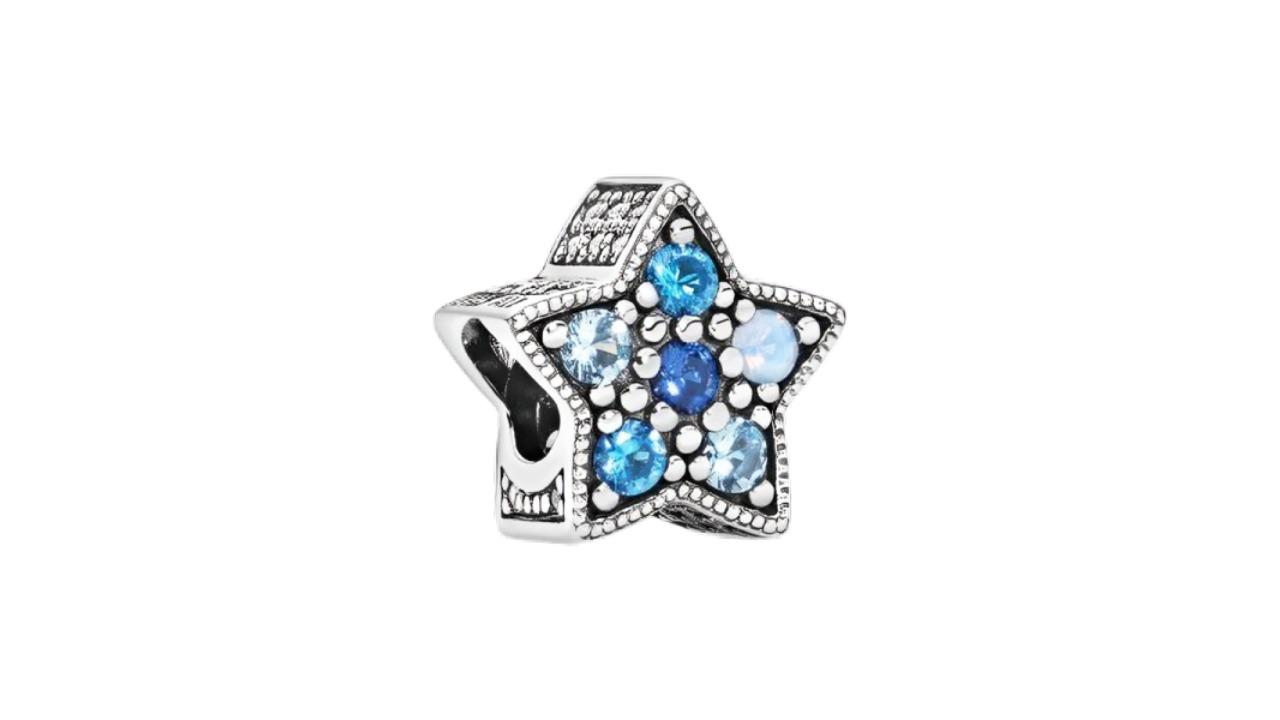 Pandora Bright Blue Star Charm | Harvey Norman