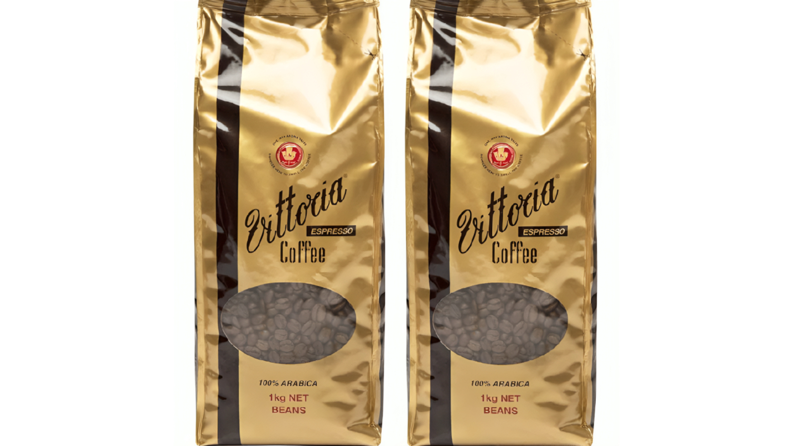 Vittoria 1kg Coffee Espresso Gold Arabica Beans Bag - Pack of 2 ...