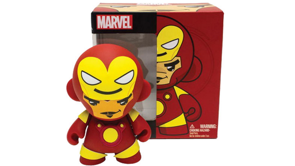 Munnyworld Marvel Iron Man Munny 7-inch Red Vinyl Figure | Harvey Norman