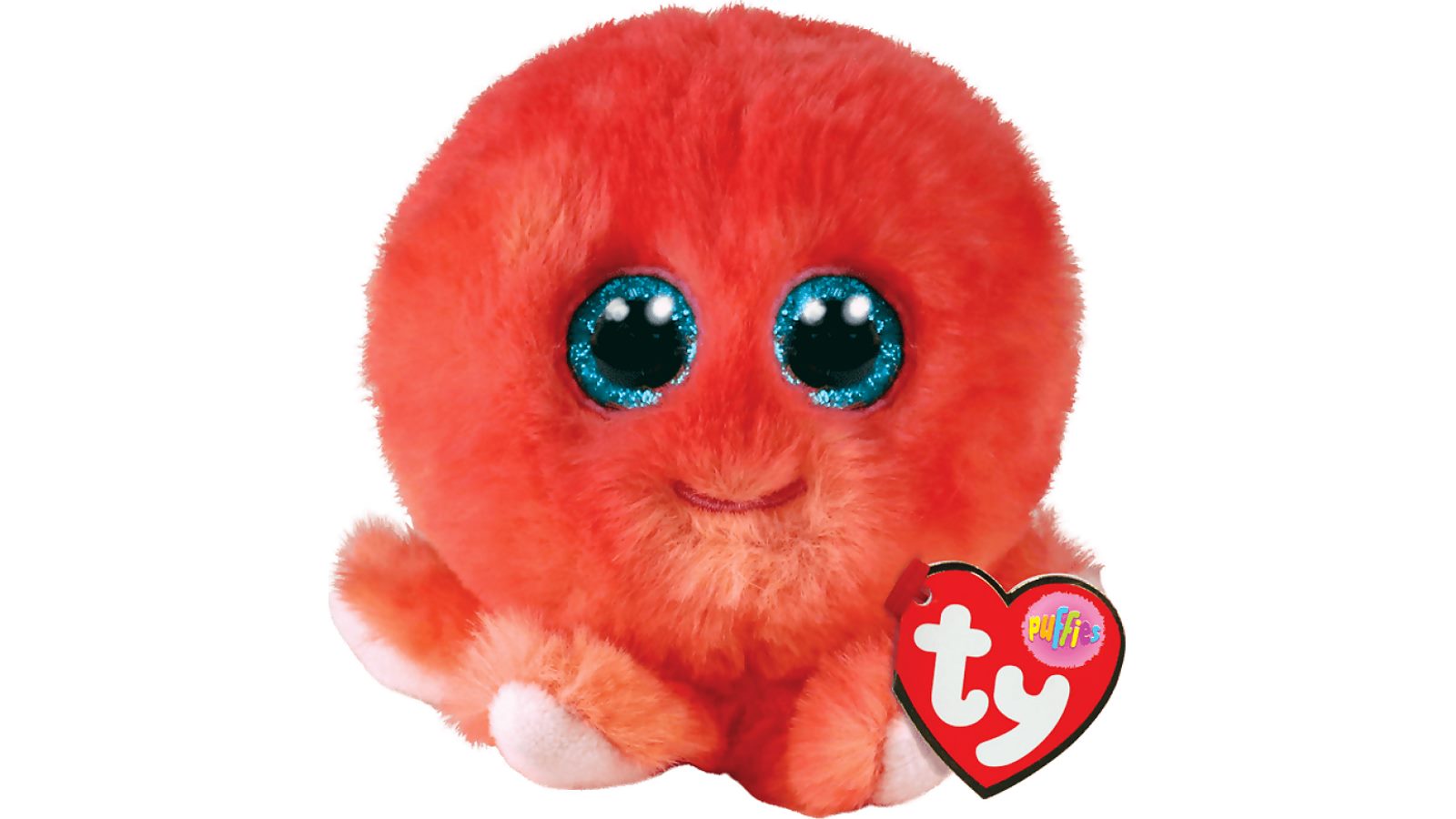 Ty Beanie Boos Balls Puffies - Sheldon Coral Octopus | Harvey Norman