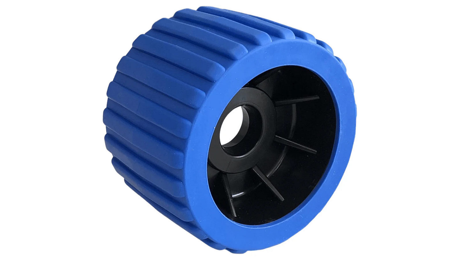 SuperOffice 4-inch Boat Trailer Wobble Roller Ribbed 2.2cm Bore Hole ...
