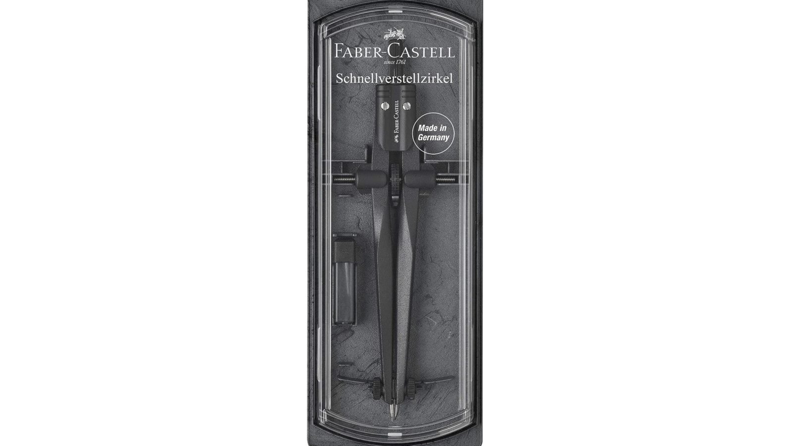 Faber-Castell Quick Set Premium Compass Black Stone Technical Drawing ...
