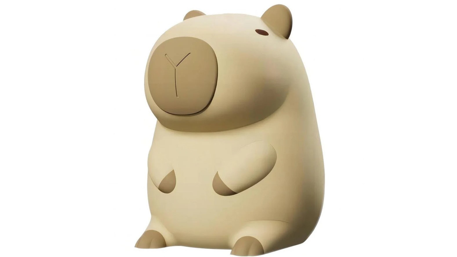 Vibe Geeks Soft Silicone Capybara Shaped LED Night Light with ...