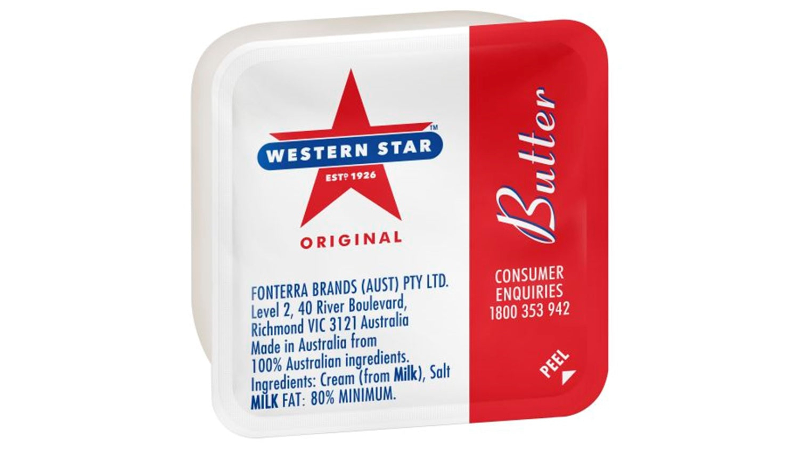 Western Star Pack of 200 Individual Portion Original Minidish Butter ...