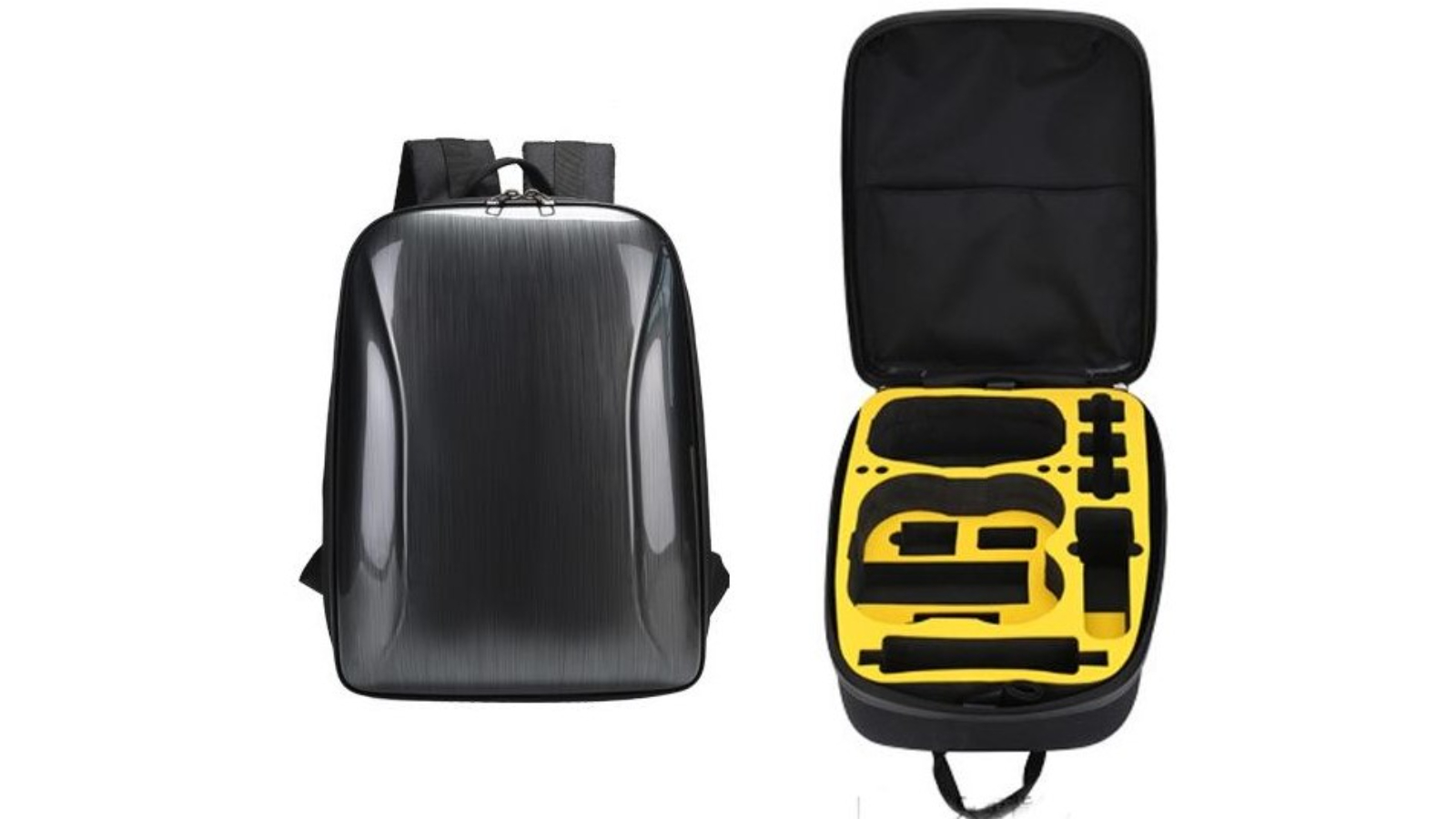 Vibe Geeks Waterproof Hard Shell Backpack for Dji Avata - Yellow Eva ...