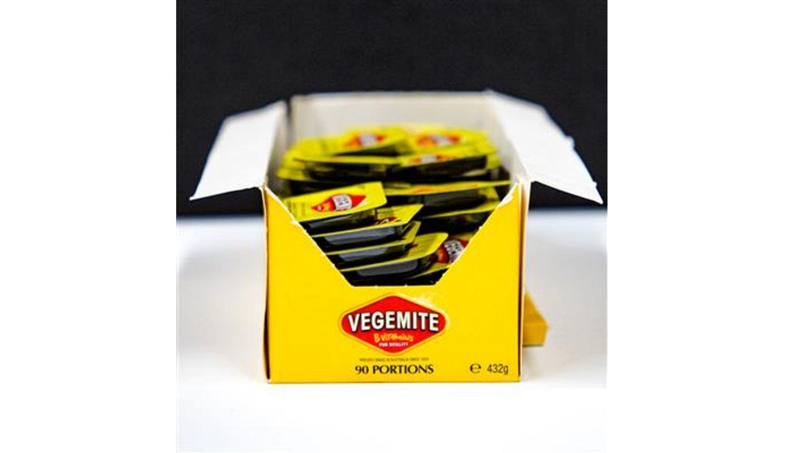 Vegemite Pack of 90 Single Serve Portion Spread - 4.8g | Harvey Norman