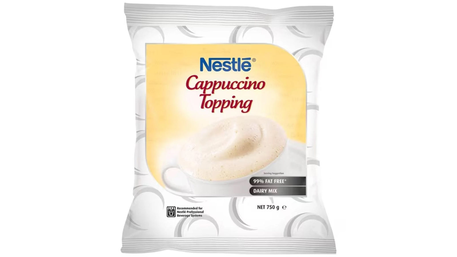 Nestle Cappuccino Coffee Topping Creamer Soft Pack - 750g | Harvey Norman