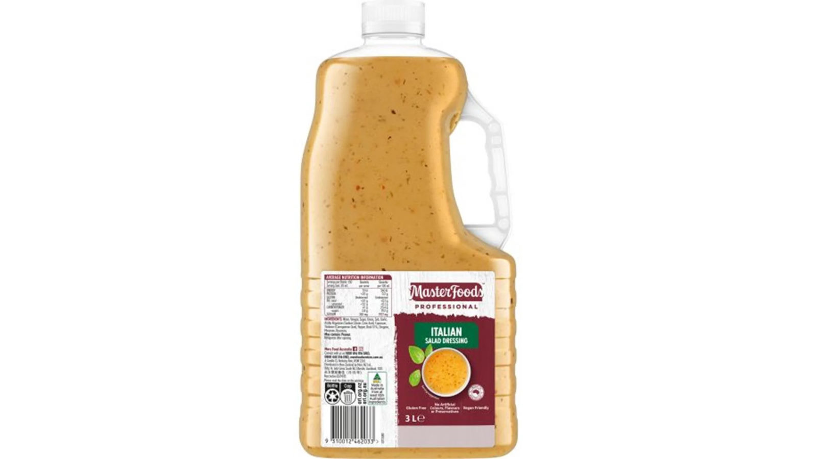 Masterfoods Italian Salad Dressing Bulk - 3L | Harvey Norman