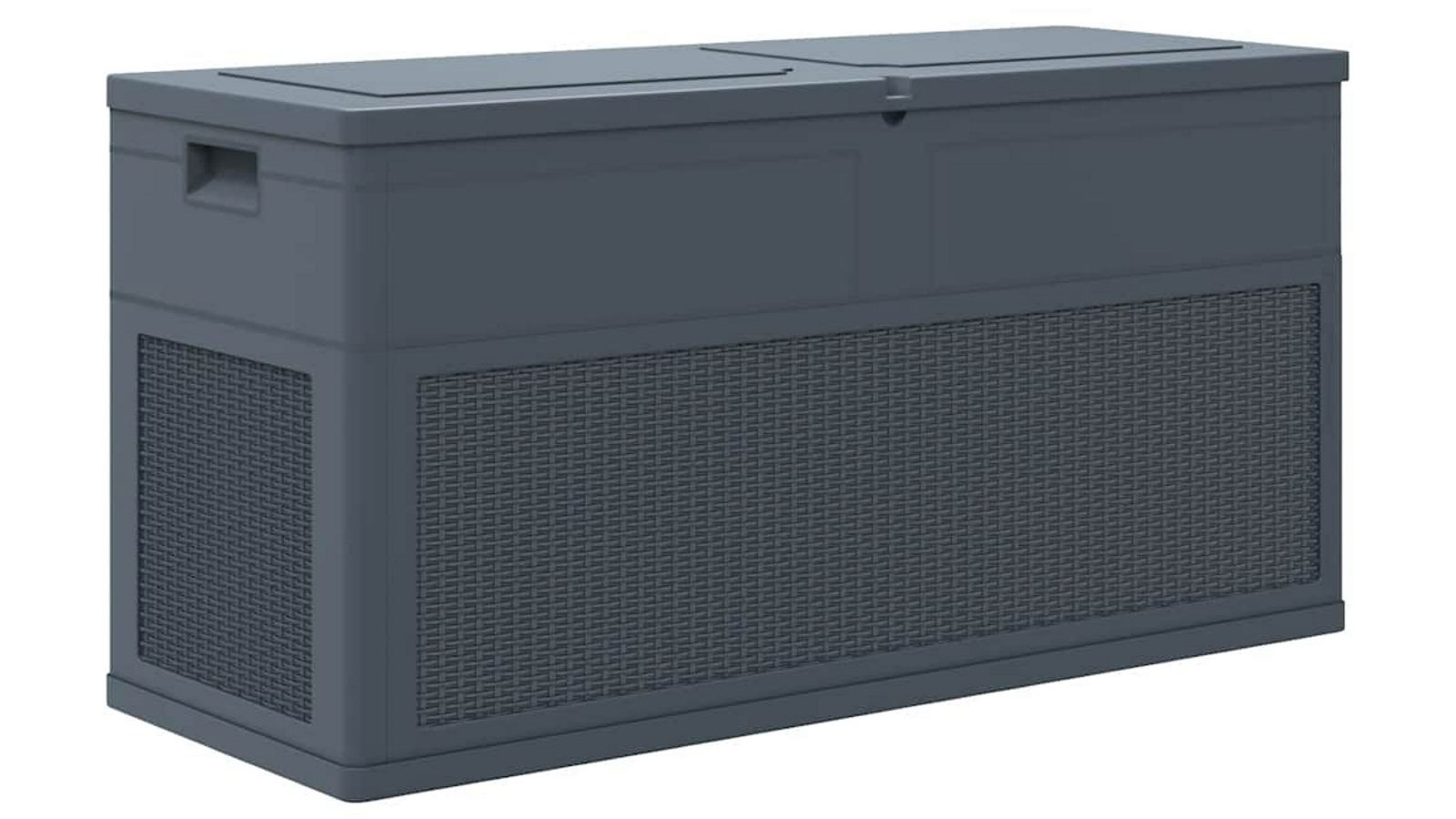 vidaXL 320L Garden Storage Box - Anthracite | Harvey Norman