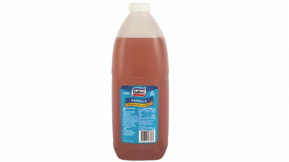 Cottees Vanilla Syrup Topping - 3L | Harvey Norman