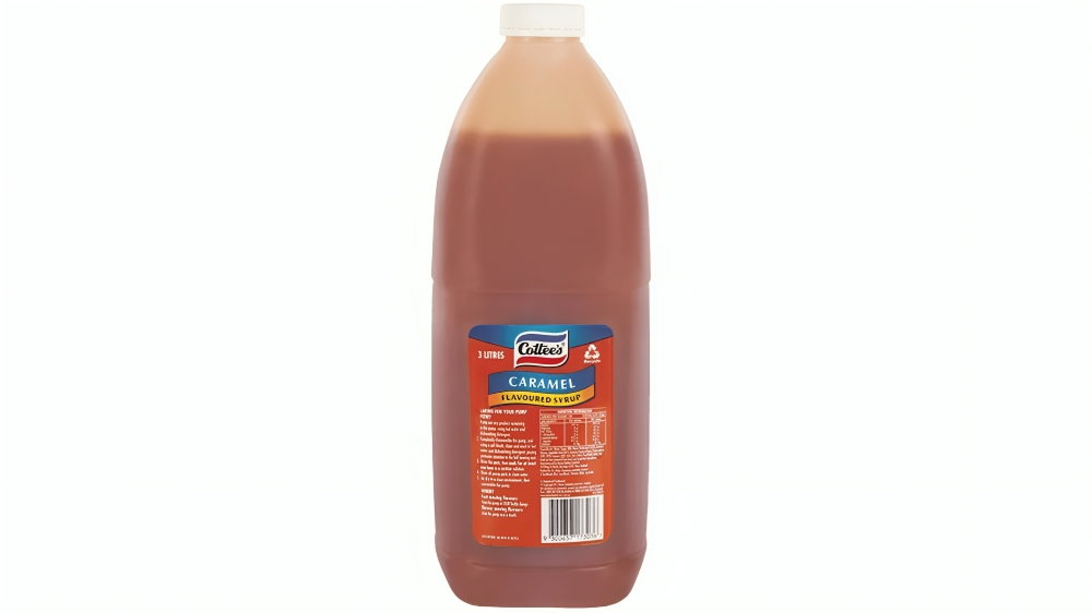 Cottees Caramel Syrup Topping - 3L | Harvey Norman