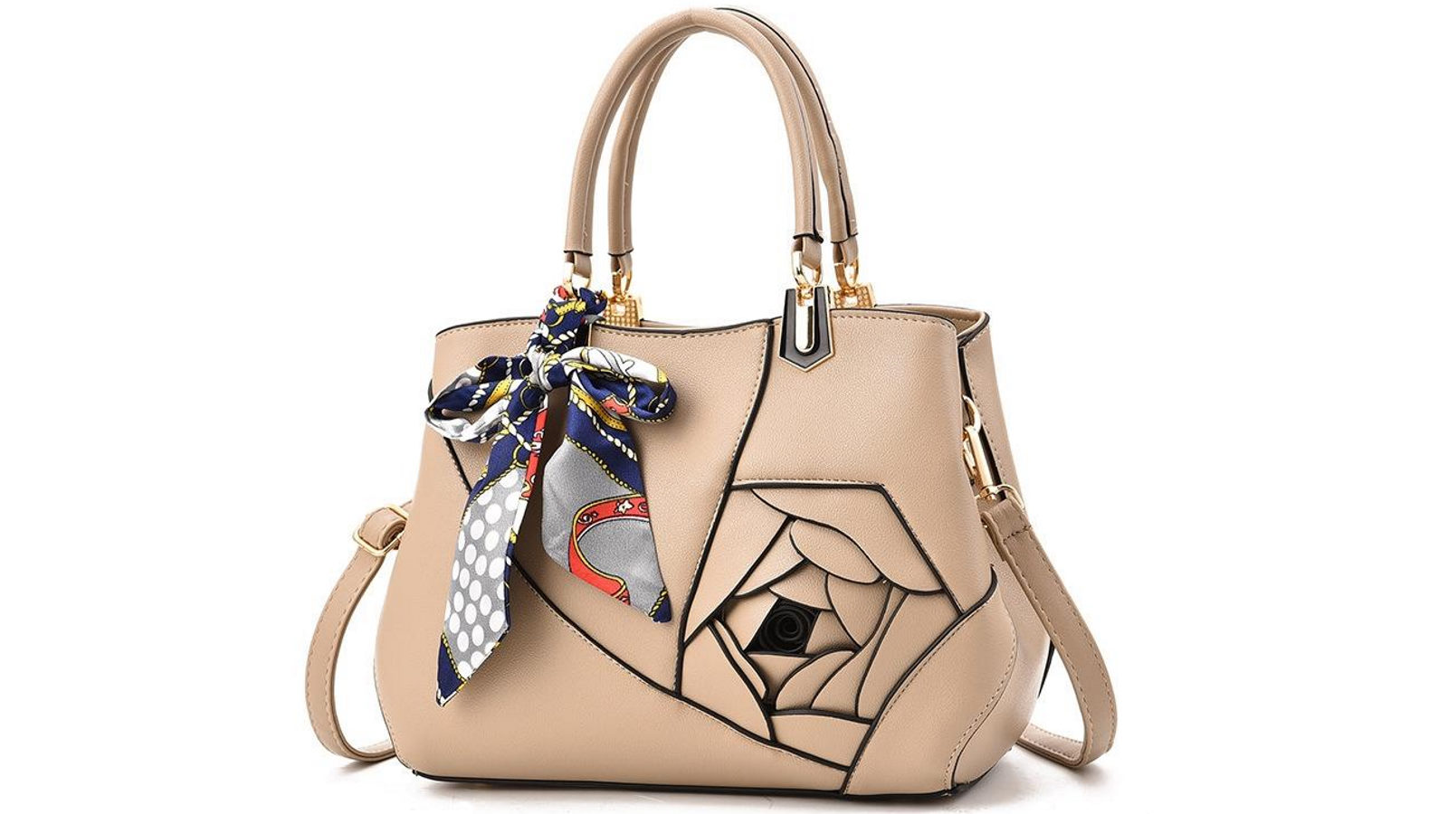 Vibe Geeks 3D Design Carved Ladies Handbag - Khaki | Harvey Norman