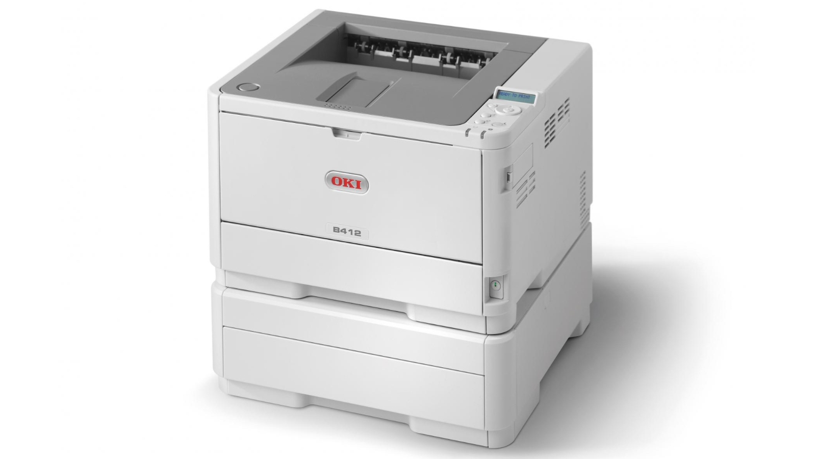OKI B412DN A4 Desktop Mono LED Printer | Harvey Norman