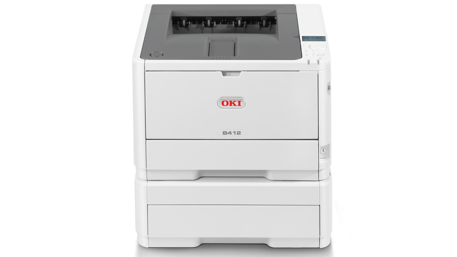 OKI B412DN A4 Desktop Mono LED Printer | Harvey Norman