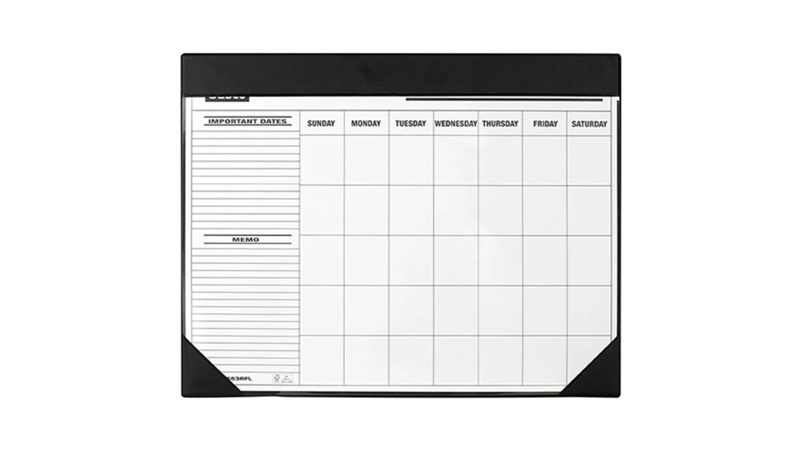 Sasco 12 Month Undated Desk Calendar - 45.5 x 58cm | Harvey Norman