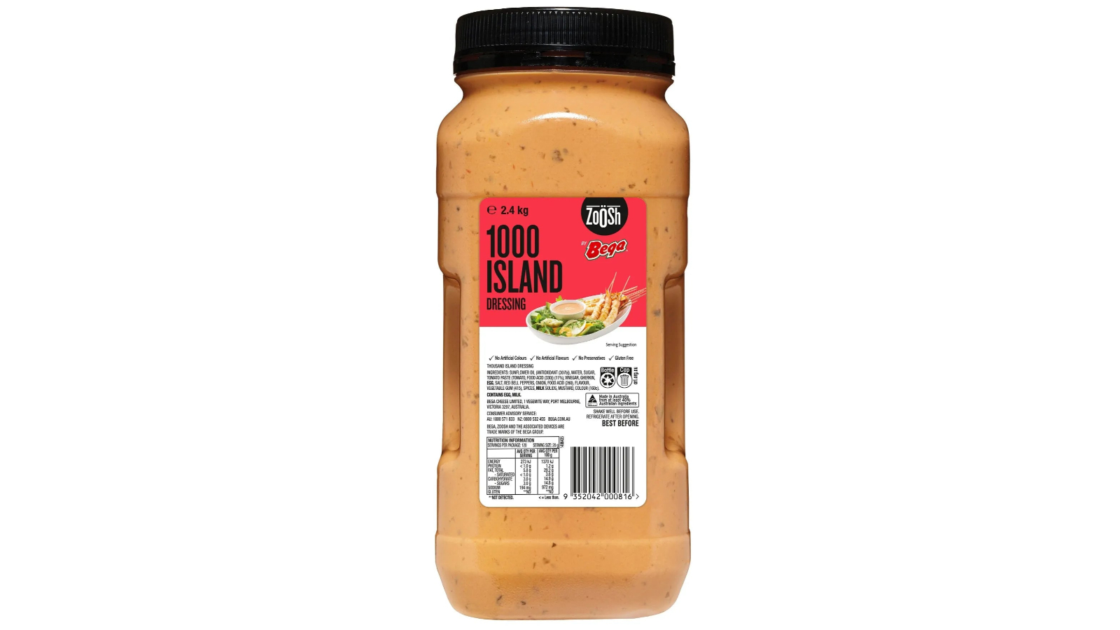 Zoosh 2.4kg Thousand Island Salad Dressing | Harvey Norman