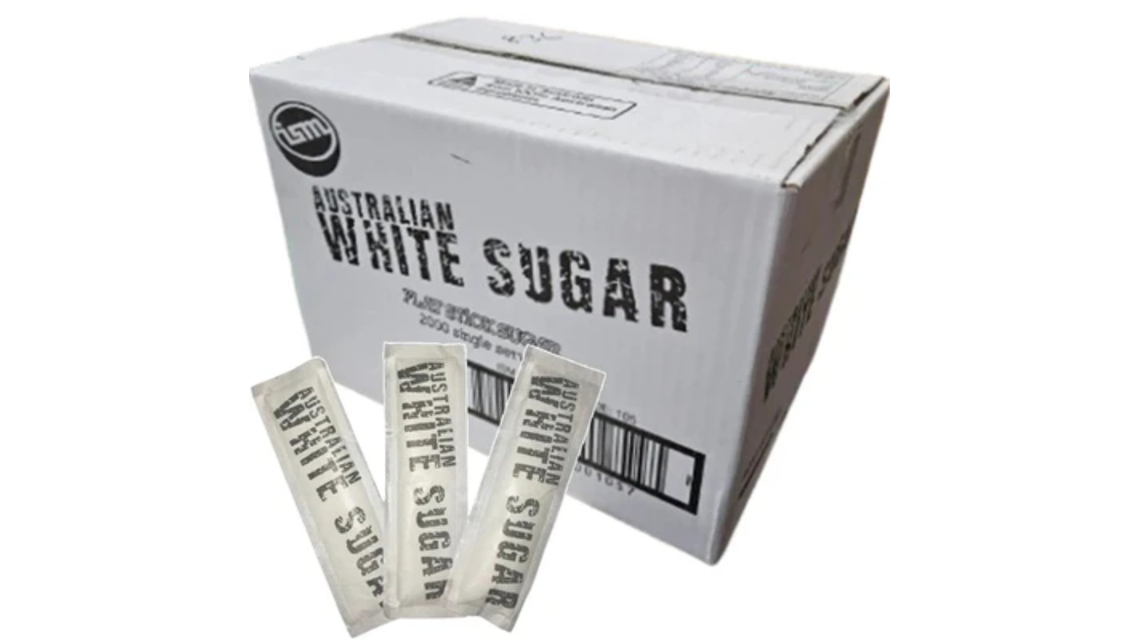ISM Bulk Pack of 2000 Carton Australian White Sugar Flat Stick - 3g ...