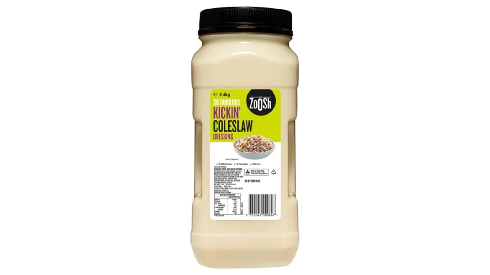 Zoosh Kickin Coleslaw Dressing 2.4kg Pack | Harvey Norman