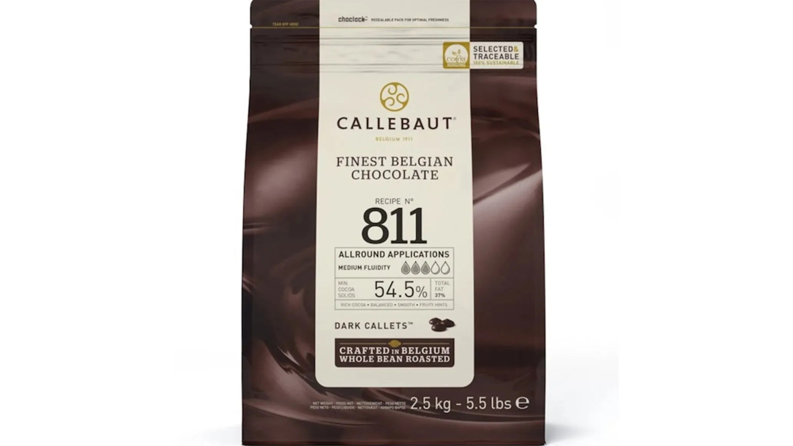 Callebaut Dark Bittersweet Chocolate Callets - 2.5kg Bag | Harvey Norman