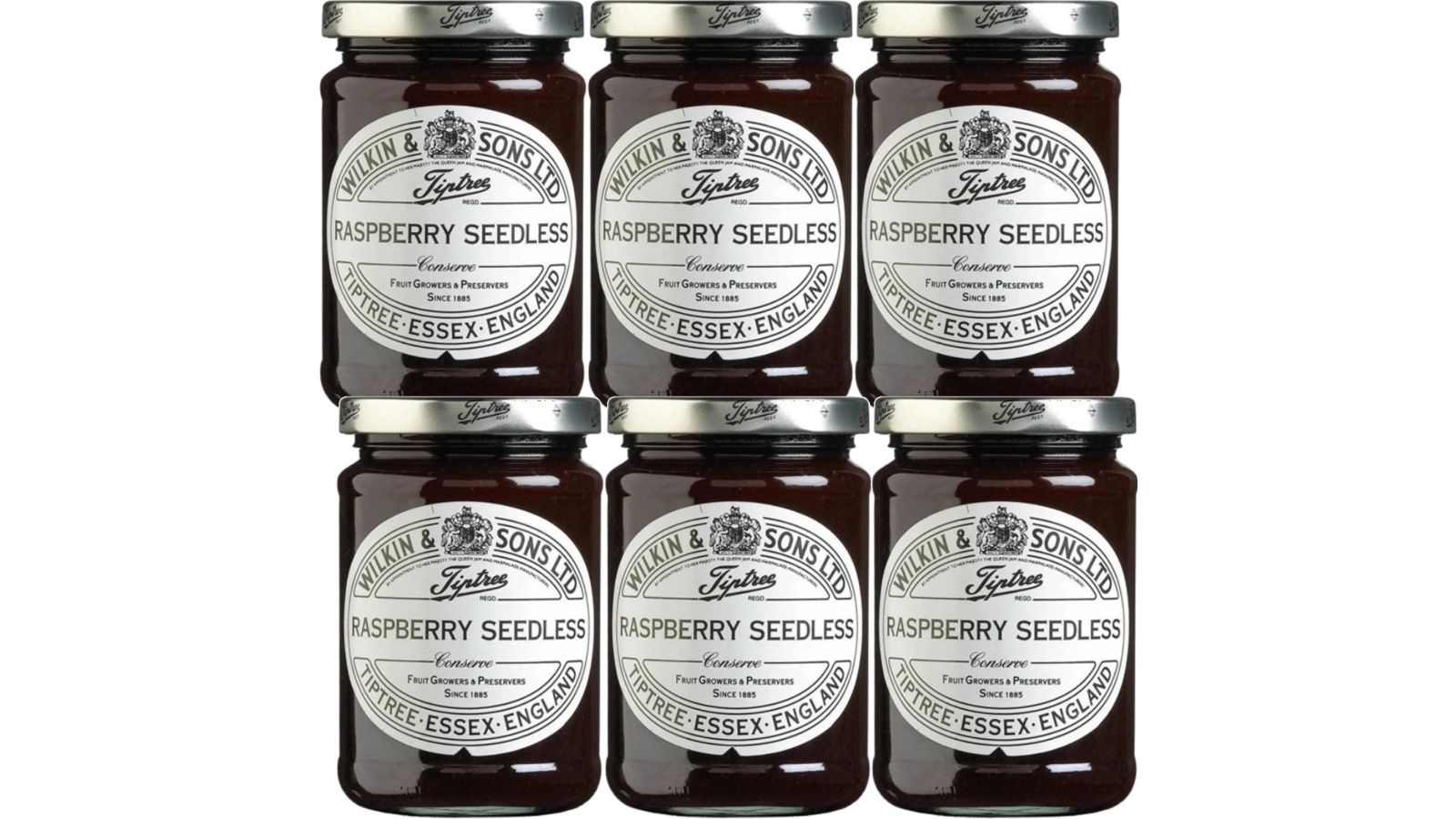 Tiptree Raspberry Seedless Conserve 340g - 6-Pack | Harvey Norman