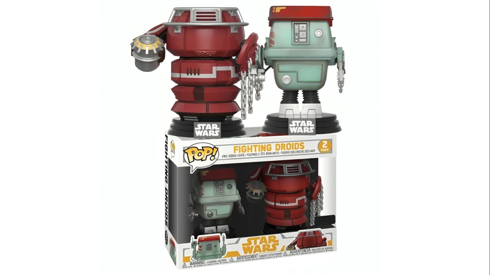Disney Pack of 2 Star Wars Solo Fighting Droids US Exclusive Pop Vinyl ...