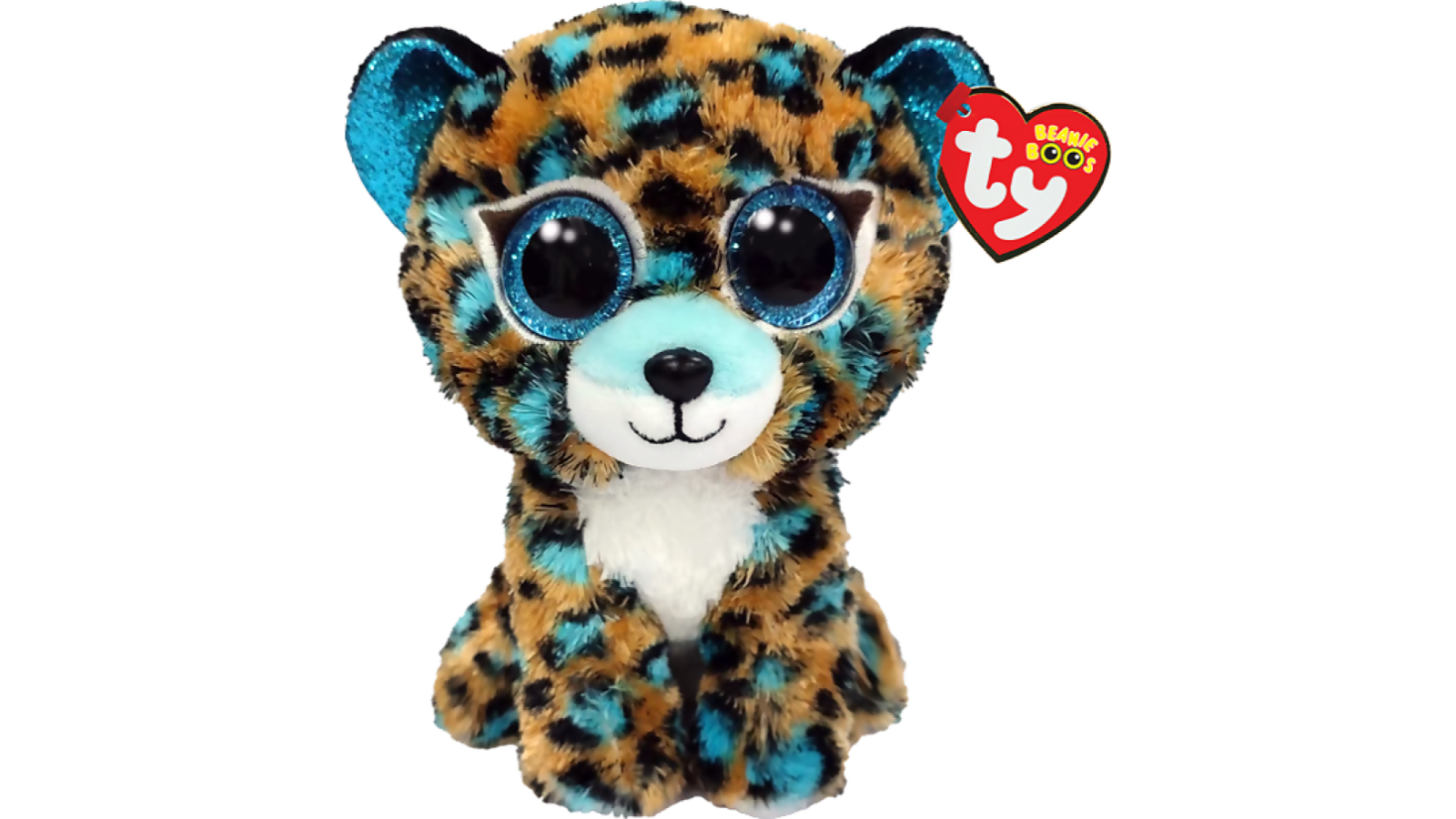 TY Beanie Boos Small Cobalt Blue Spotted Leopard - 15cm | Harvey Norman