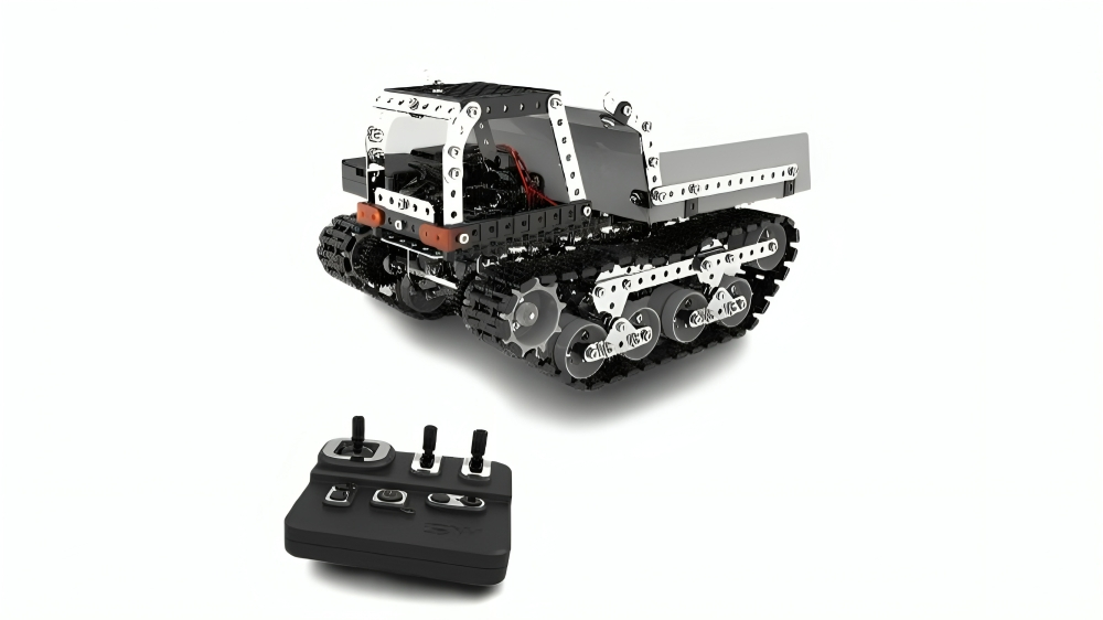 Vibe Geeks DIY Stainless Steel 10 Channel Remote Control Dump Toy Truck ...