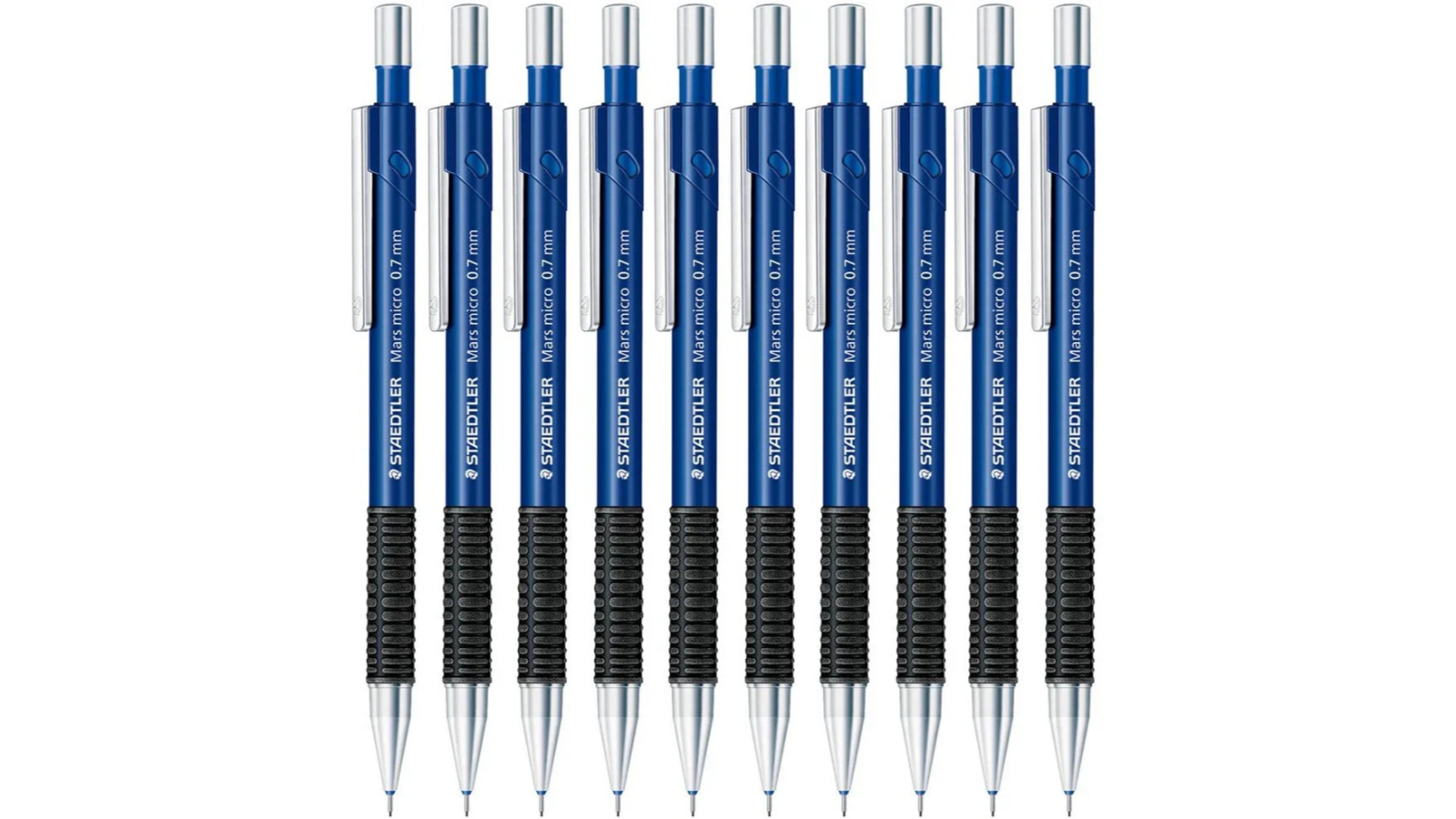 Staedtler 775 Set of 10 Mars Micro Mechanical Pencil Pacer - 0.07cm ...