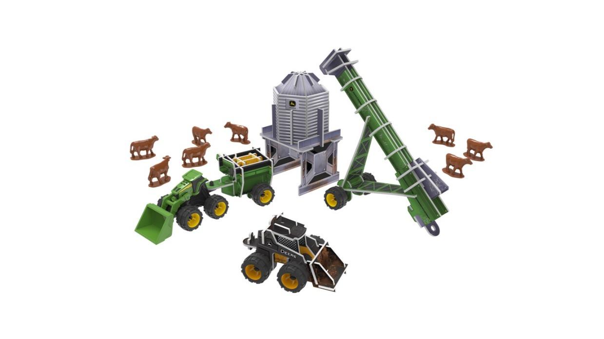 John Deere Tomy Monster Treads Eco-Snap Playset - Medium | Harvey Norman