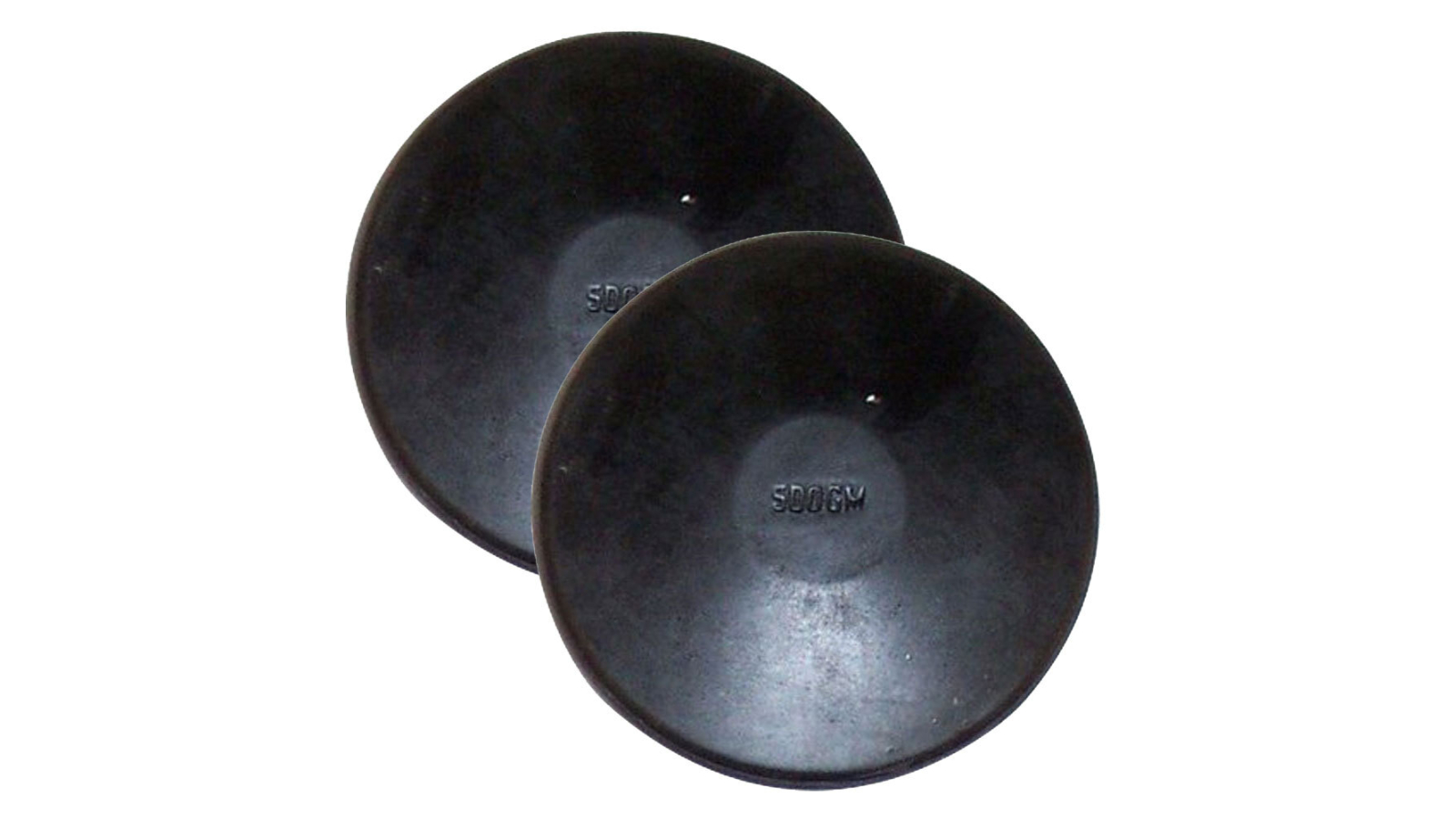Regent Pack of 2 500g Rubber Discus Track and Field Throwing Training ...