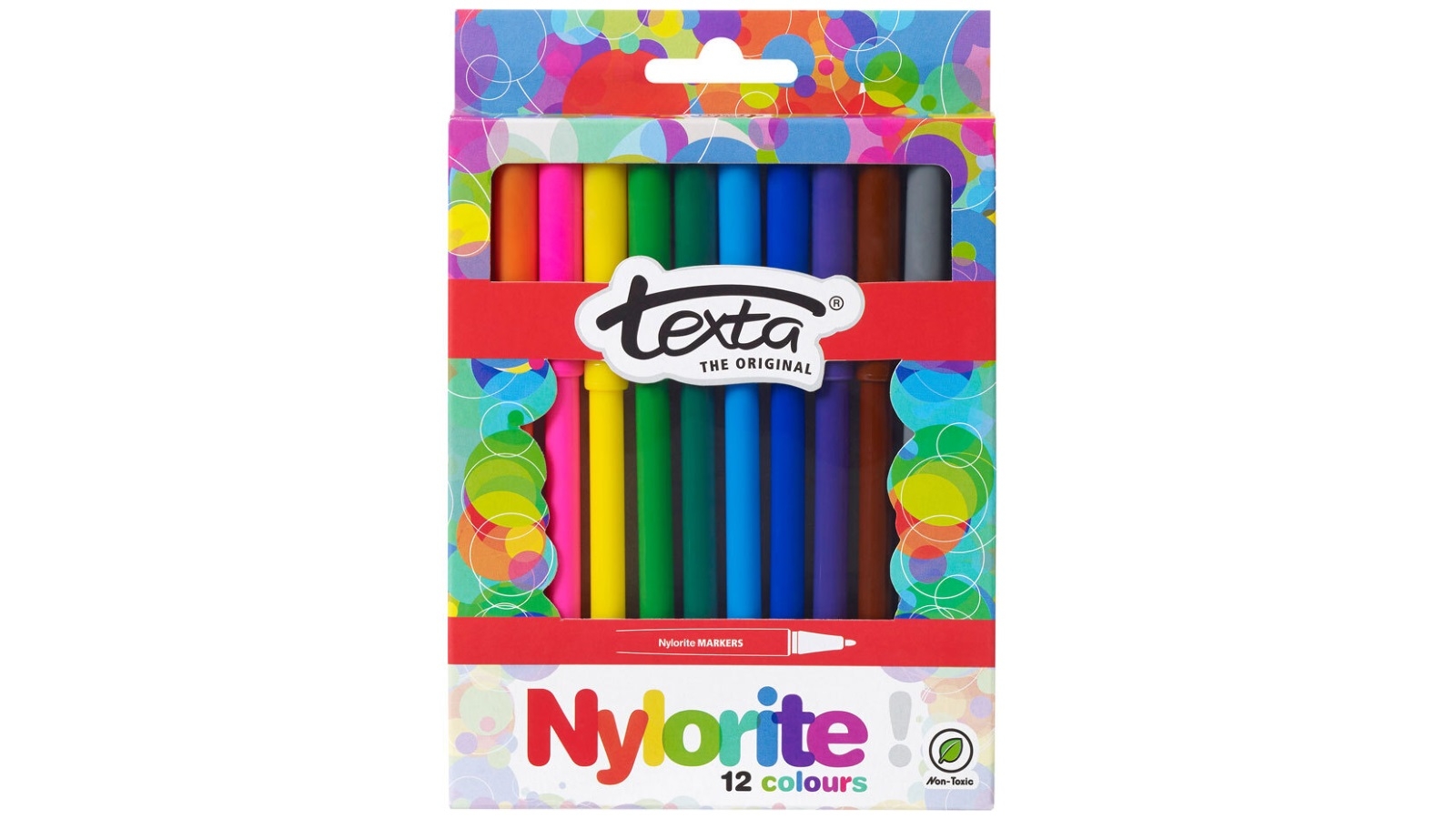 Texta 12-Piece The Original Nylorite Markers | Harvey Norman