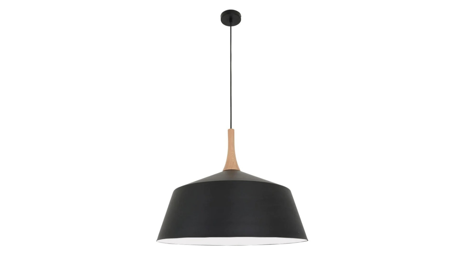 Nordic Modern Scandinavian Large Angled Dome with Wood Highlight ...