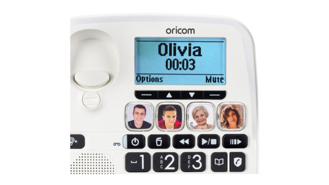 Oricom Care920-1 Amplified Big Button Phone with Cordless Handset ...