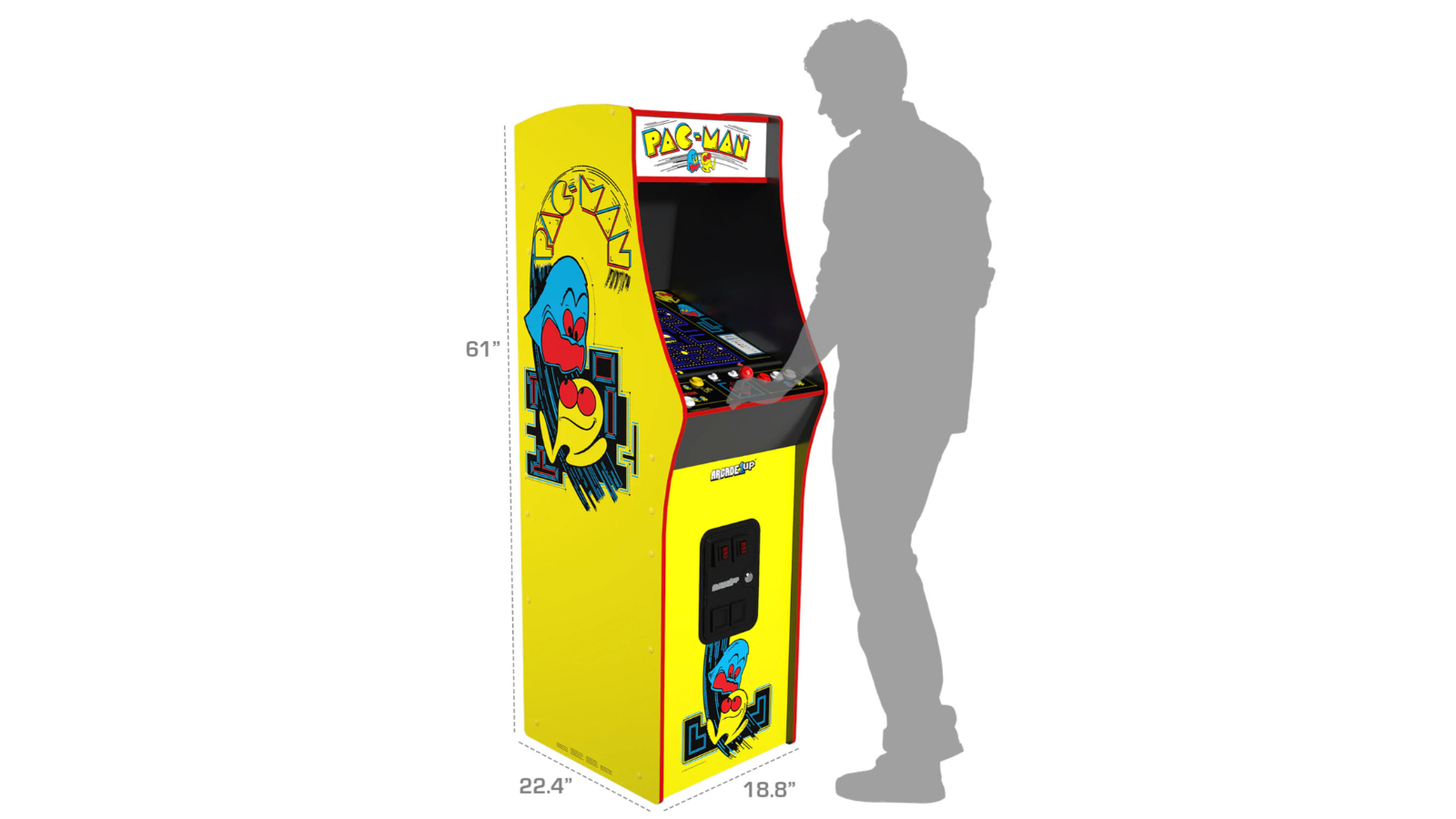 Arcade1Up Pac-Man Deluxe Edition Arcade Machine | Harvey Norman