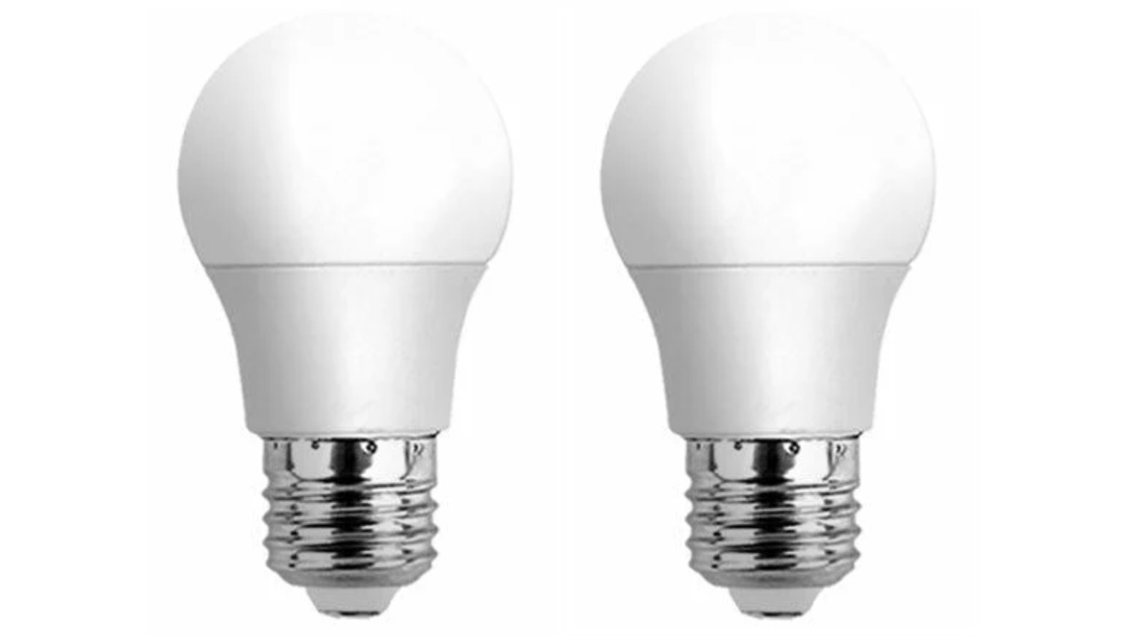 BatteryMate 2 Piece 12W Globe E27 Screw Bright LED Light Bulb - Cool ...