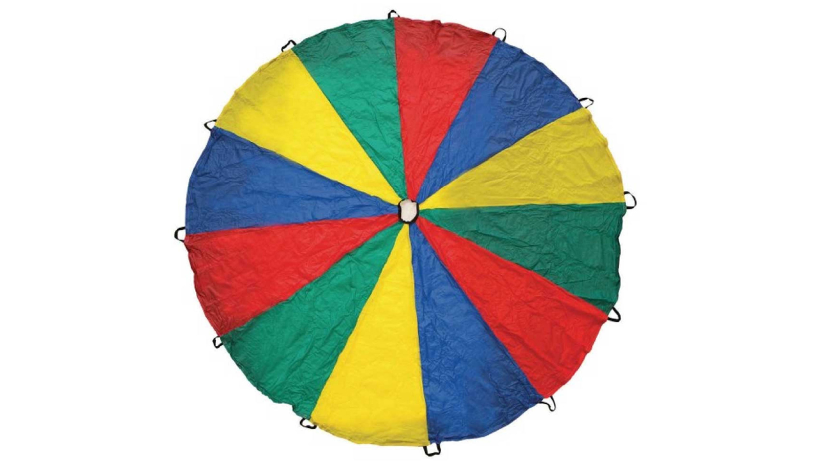 Yardgames 6.0m Diameter Fire Resistant Play Parachute with 16 Handles ...