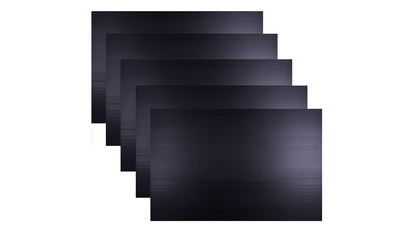 Quill Pack of 5 Polypropylene Black Sign Board | Harvey Norman